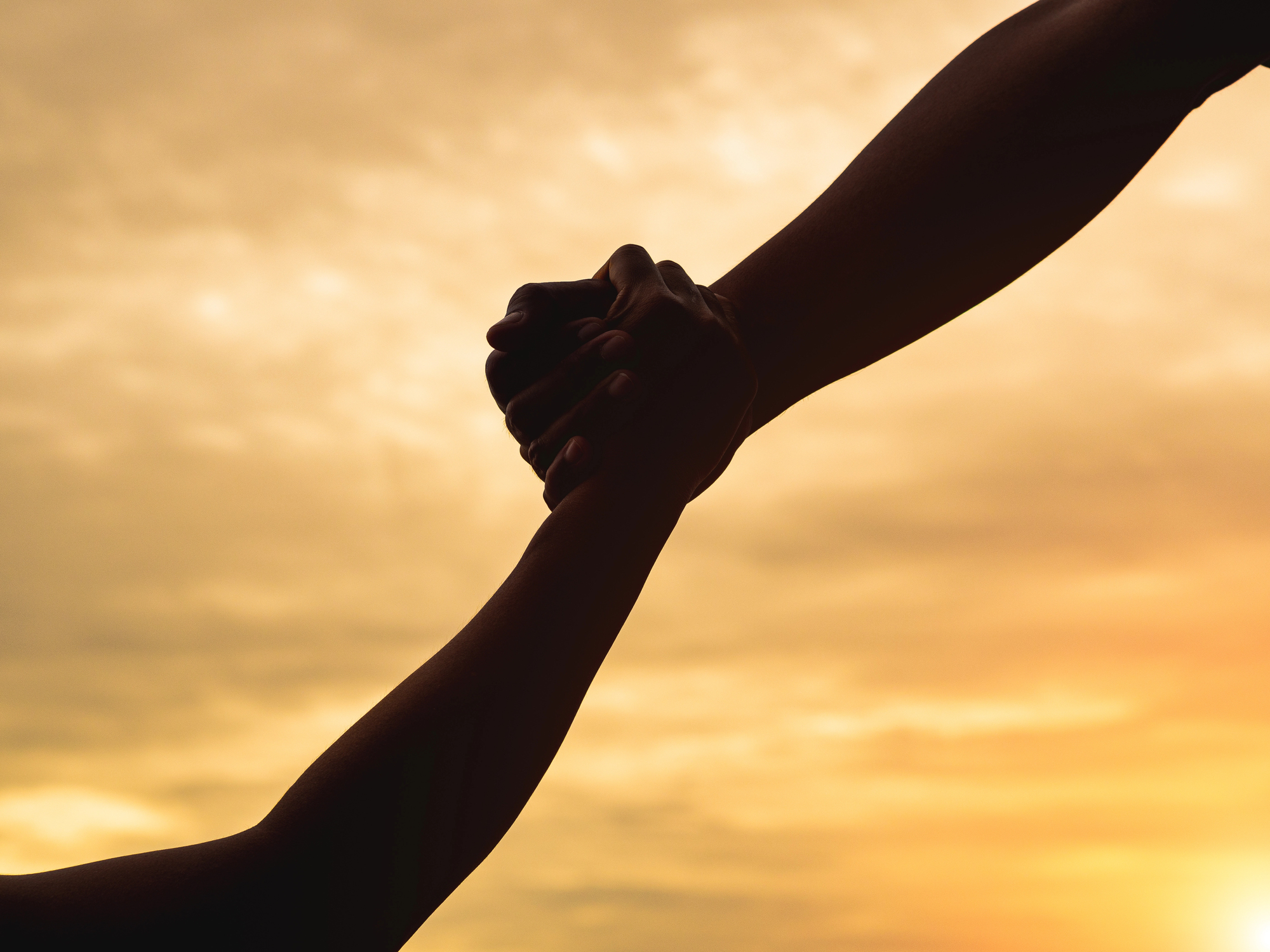 hands-clasped-sunset » Succeed As Your Own Boss